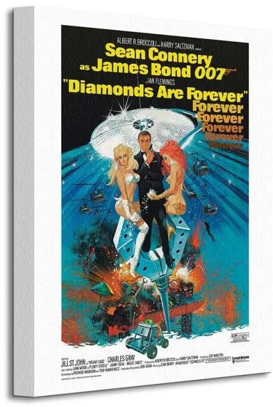Art Group Obraz na plátně James Bond (Diamonds Are Forever - Claw) Velikost: 30 x 40 cm