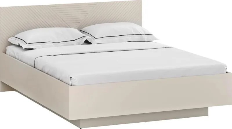 Postel s roštem, 160x200, kašmír/dub castello, EYCO Kondela 0000409925