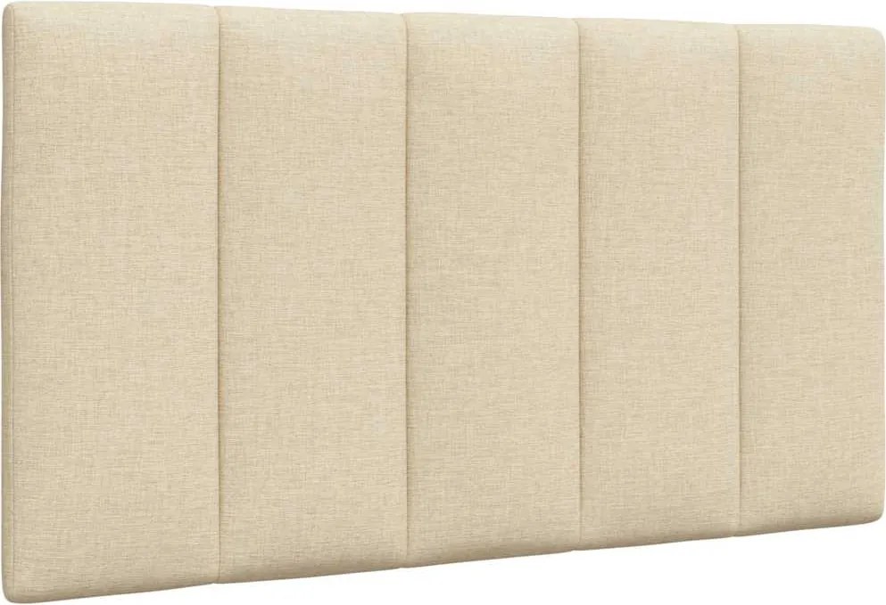 Rám postele bez matrací Hanko krémově 80x200 cm textil 3310354