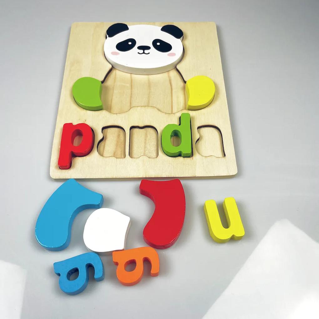 Dřevěná skládačka "Panda"