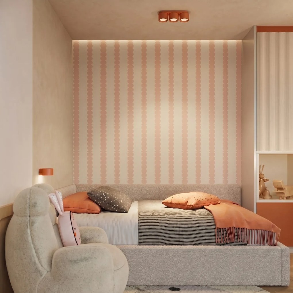 Sollux Lighting Stropní svítidlo MODO 3 okrově červené GX53