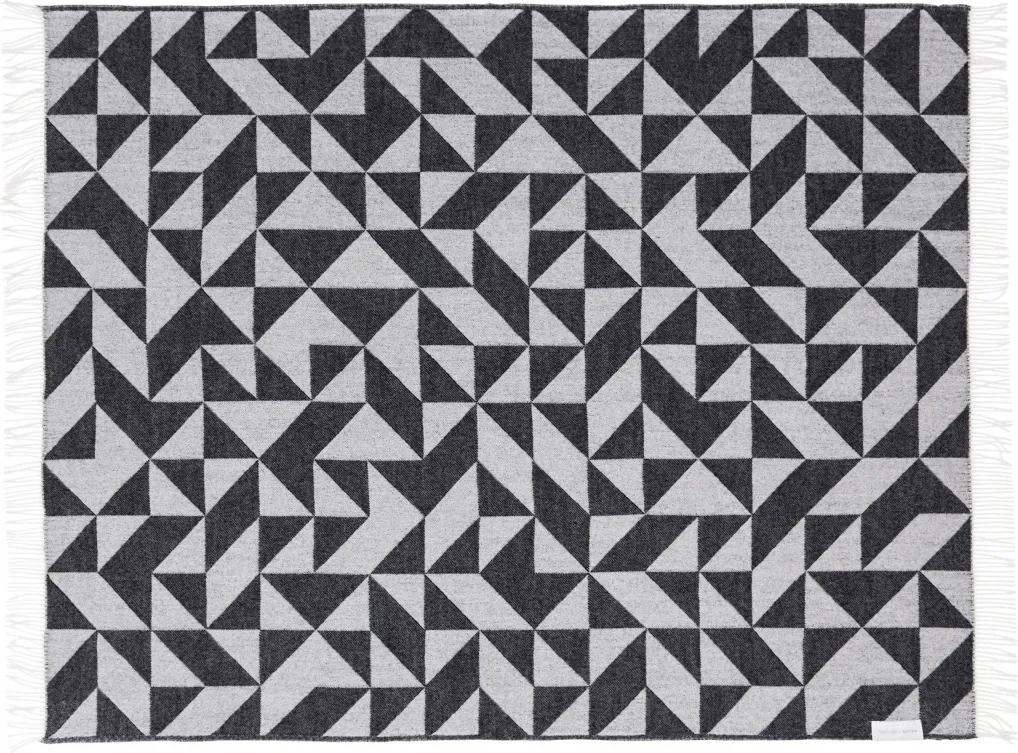 Přehoz Twist a Twill 130 x 190 cm tmavě šedý