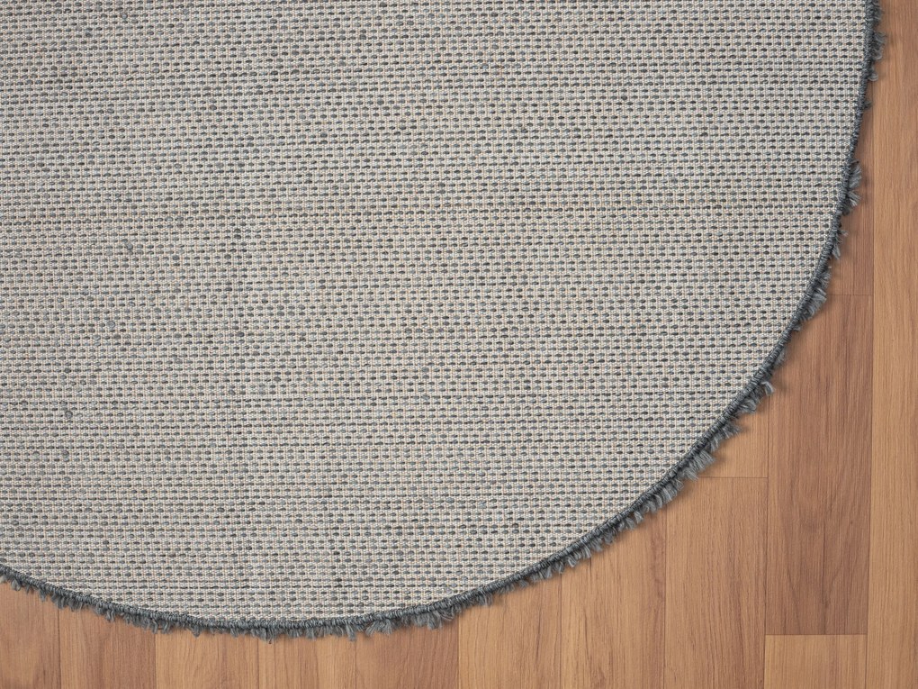 My Flair, Kusový koberec My Shaggy dunkelgrau kruh, 150x150 (průměr) kruh, šedá, chodba / předsíň