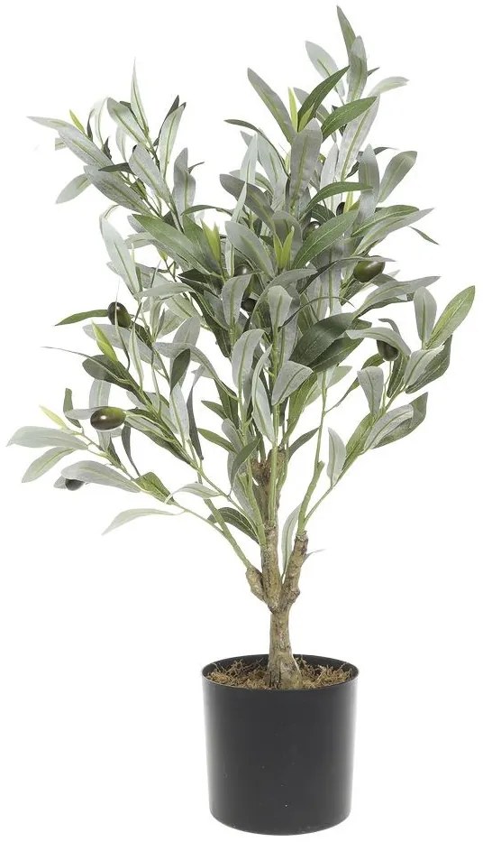 Dekorace umělý stromek olivovník s olivami Olea Tree - Ø 12*73 cm