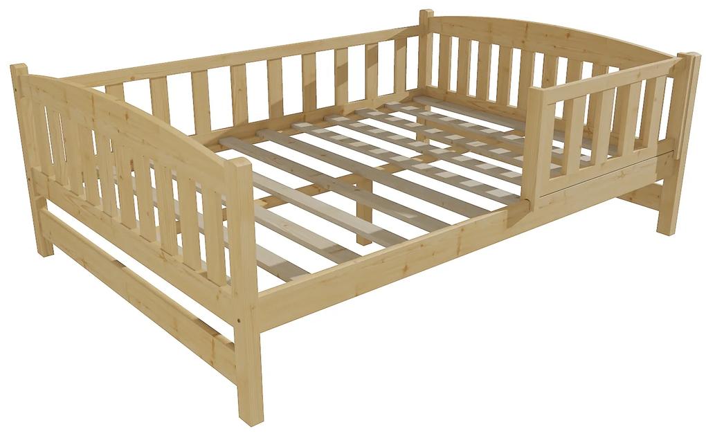 Vomaks Dětská postel DP 002 XL se zábranou Rozměr: 160 x 200 cm, Barva: barva šedá