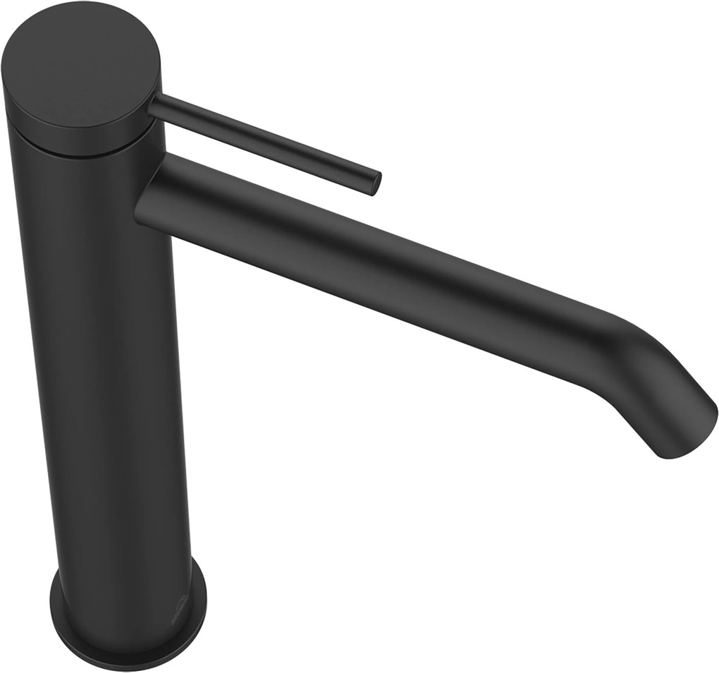Invena Kalitea, vysoká umyvadlová baterie h-278, černá matná, INV-BU-72-W04-V