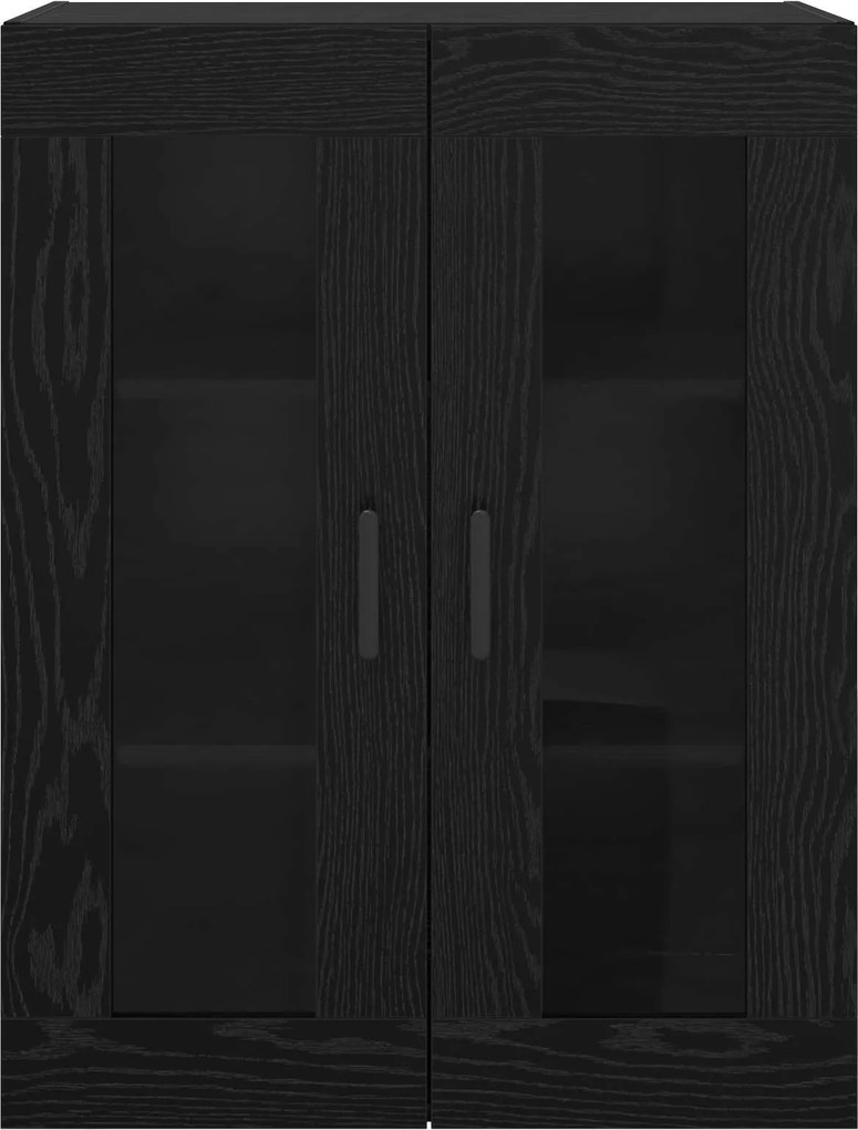Nástěnné skříňky 2 ks Černý dub 69,5 x 34 x 90 cm 3394586
