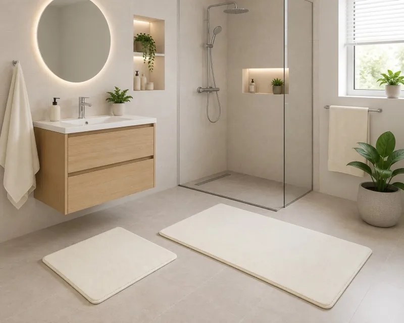 Bellatex BANYGOLD sada - bez výkroje Béžová 60x100 cm 60x50 cm (SADA)