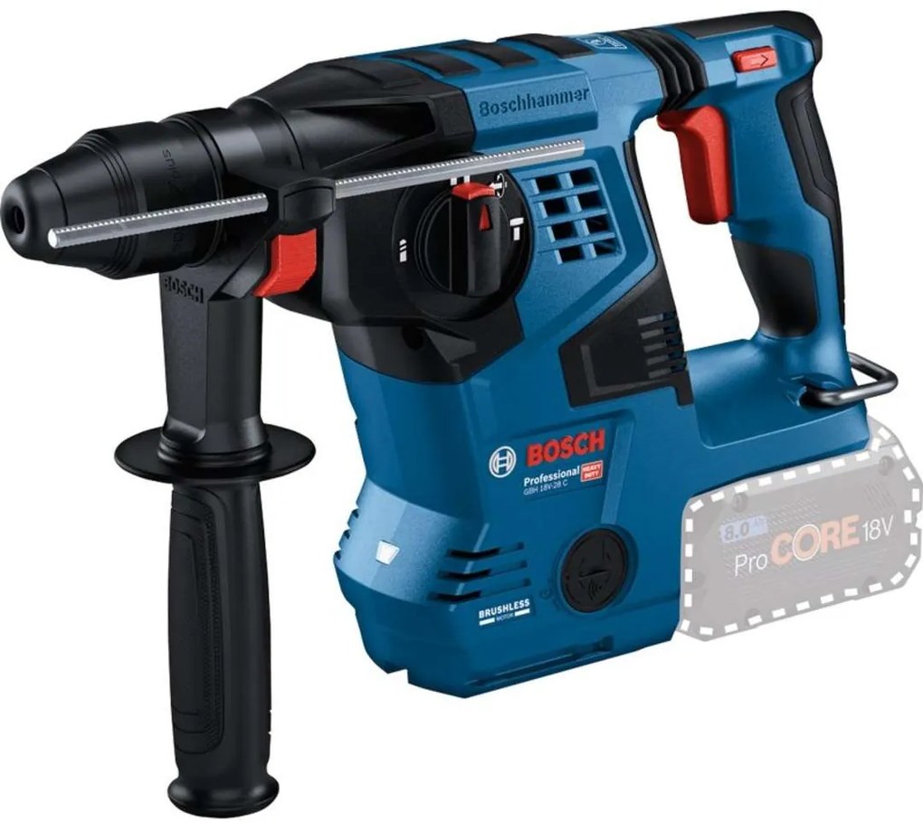 Bosch - 18V AKU vrtací kladivo SDS Plus, bez baterie a nabíječky 0611920000