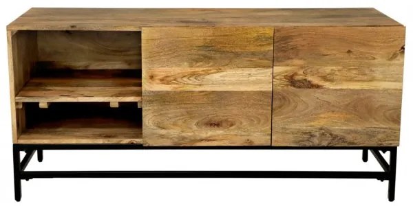 Indický nábytek - TV stolek Gita 130x60x45 z masivu mango Mango natural