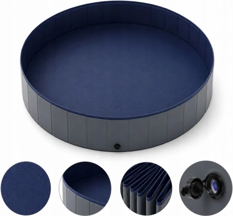 Skládací bazén pro psy 120 x 30 cm – 339 l
