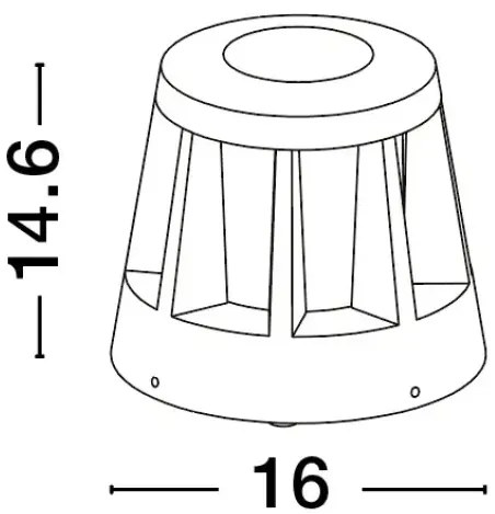 Venkovní LED lampa Stark
