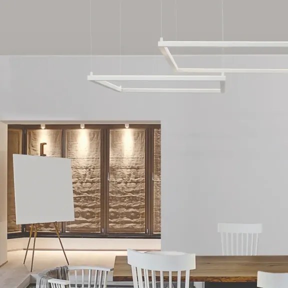 LED lustr Eterna 100 bílé