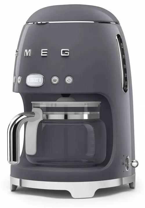 Kávovar na filtrovanou kávu 1,4l Smeg 50´s Retro Style, šedý