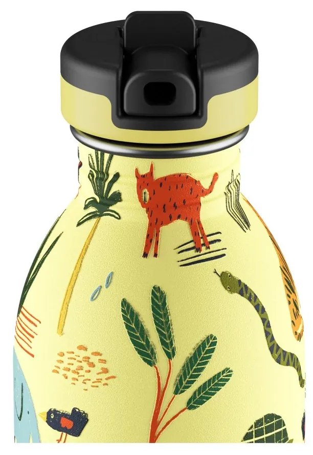 Nerezová dětská láhev Jungle Friends 500ml 24 Bottles