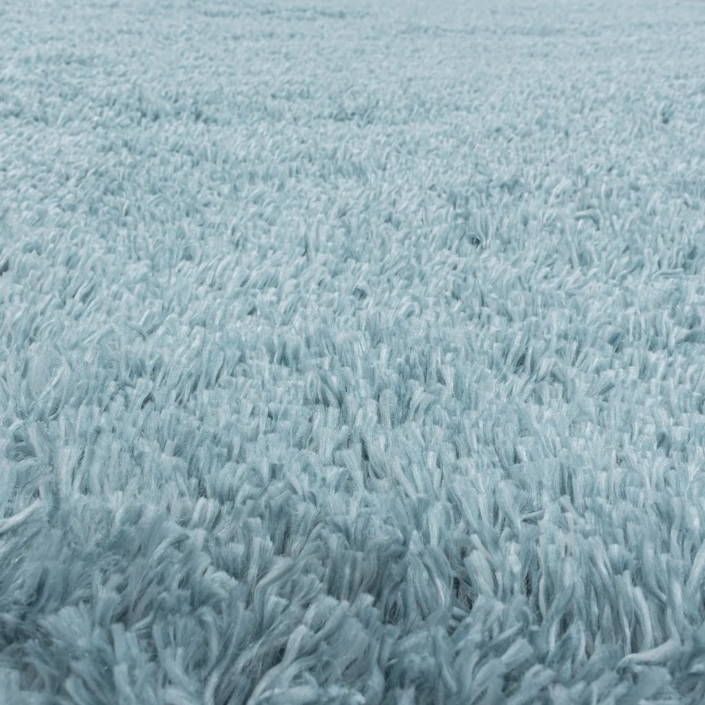 Ayyildiz, Kusový koberec Fluffy Shaggy 3500 blue, 140x200, modrá, ložnice