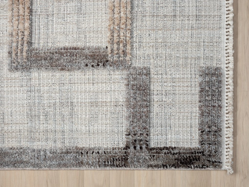 My Flair, Kusový koberec Balania beige, 140x200, béžová, chodba / předsíň