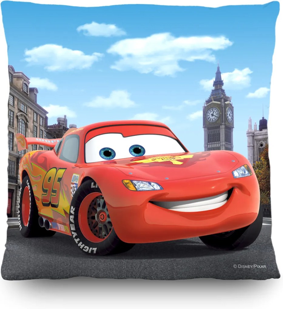 AG Art Polštářek Cars Disney, 40 x 40 cm