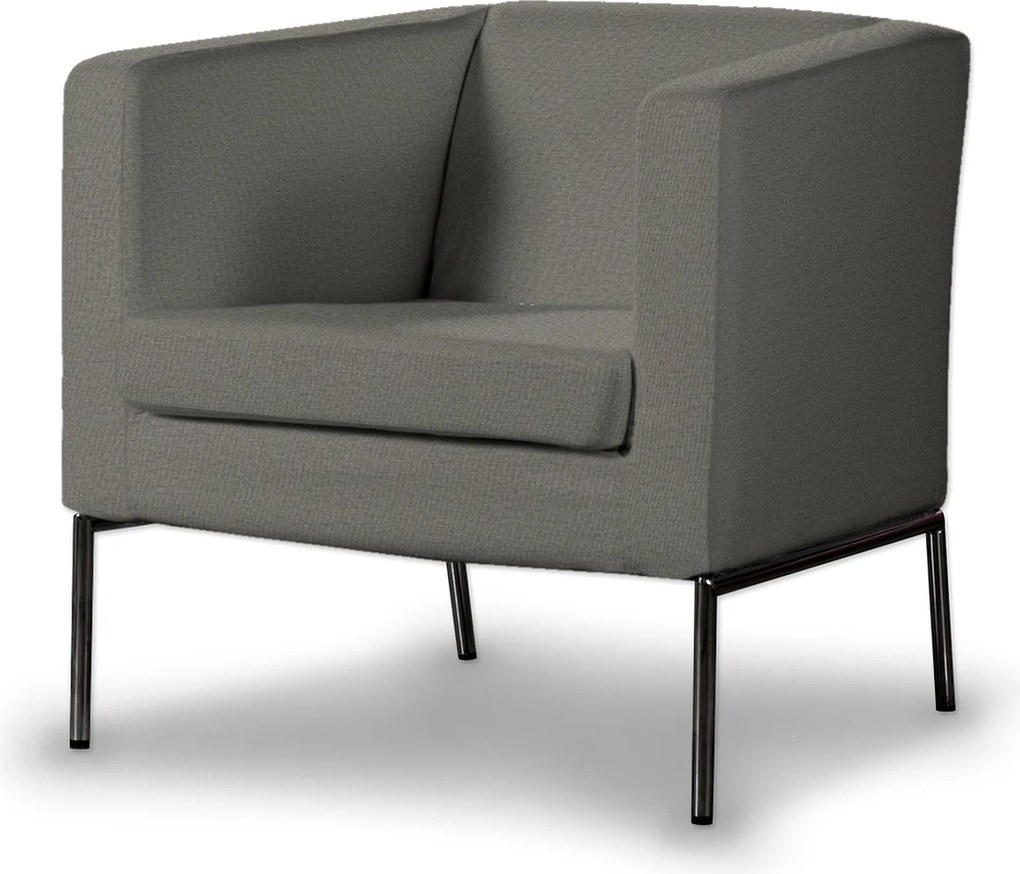 Potah na křeslo IKEA Klappsta barva šedá látka pletený vzor