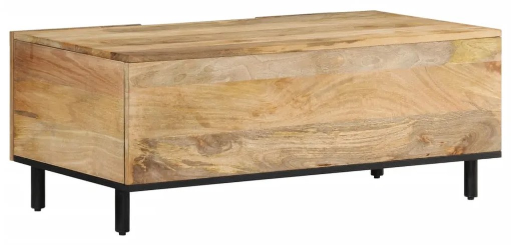 Konferenční stolek 100 x 54 x 40 cm masivní mangovníkové dřevo - Default Title
