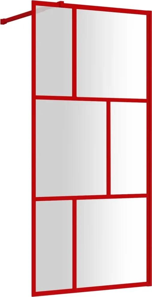vidaXL Zástěna do průchozí sprchy s tvrzeným sklem 90 x 195 cm [154954] Barva: Černá
