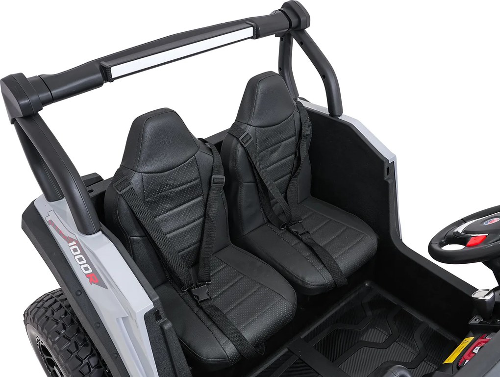 Ramiz Elektrická bugina Gravity pro děti šedá + pohon 4x4 + dálkové ovládání
