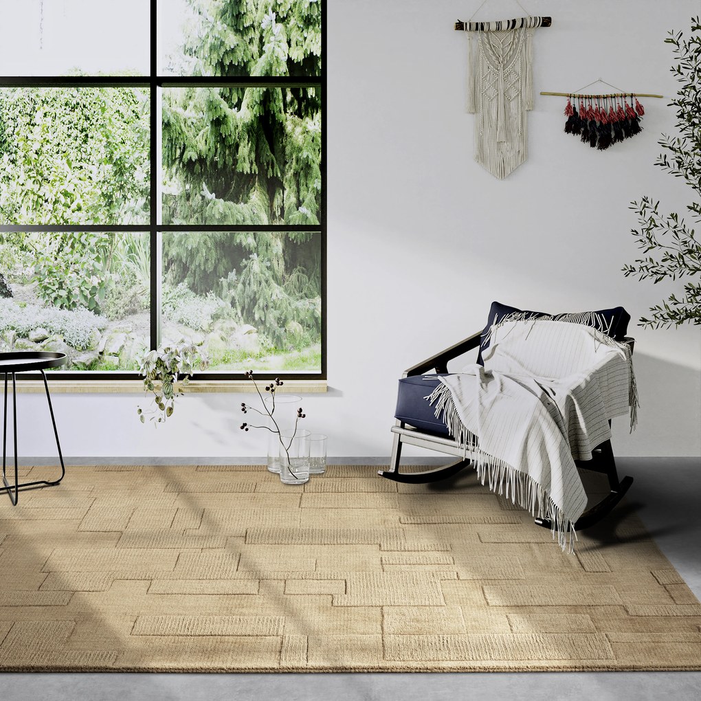 Villeroy & Boch Kusový koberec 106180 Beige, 190x280, béžová, ložnice