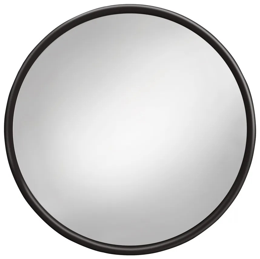 Zrcadlo na zeď do pokoje ložnice koupelny předsíně kulaté v rámu KUBA - kruh Ø 40 mm v bílém plastovém rámu 110-295 412-528