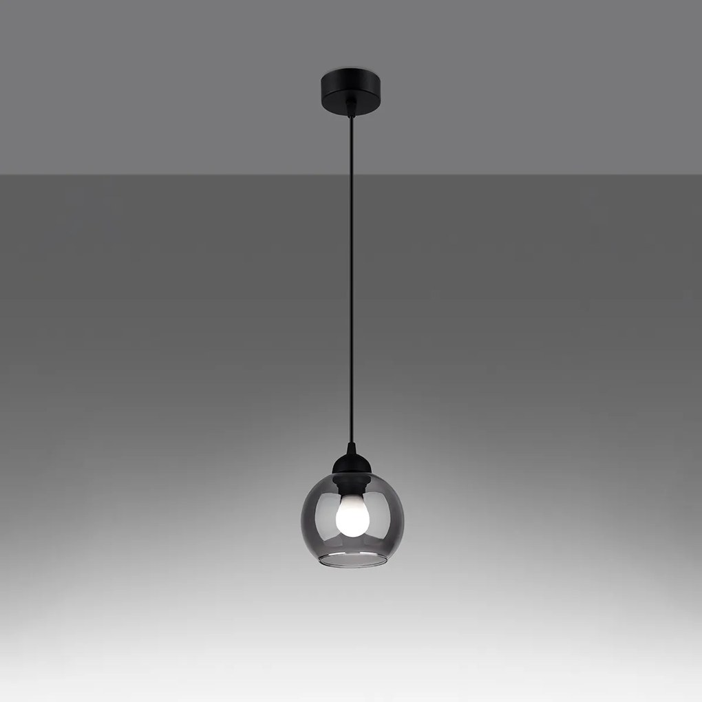 Sollux Lighting Závěsné svítidlo ALINO 1 Černá