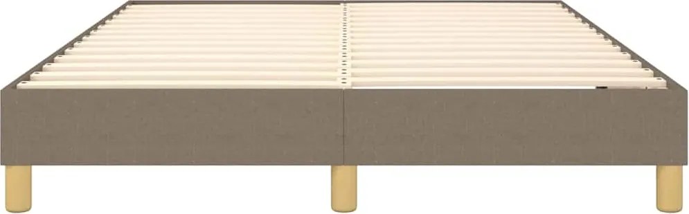 Rám postele s boxspringem taupe 140 x 200 cm textil 3120618