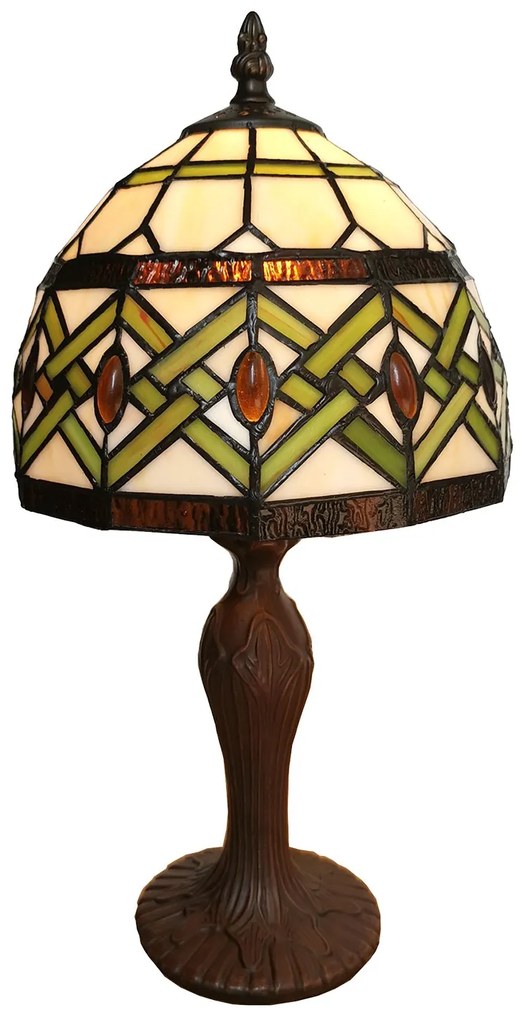 Stolní lampa Tiffany Adaliz - 21*21*33 cm