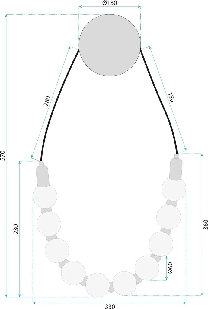 Toolight Toolight, LED nástěnné svítidlo 8W, 4000K, APP1661-W, černá-bílá, OSW-03666