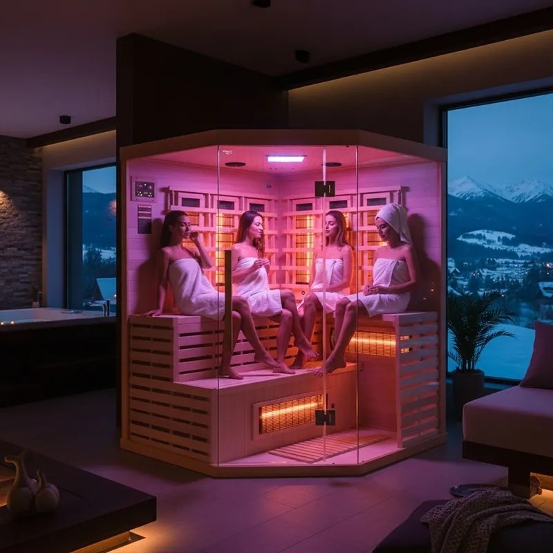 BPS-koupelny Infrasauna Relax HYD-2912 150x150, 4-5 osob