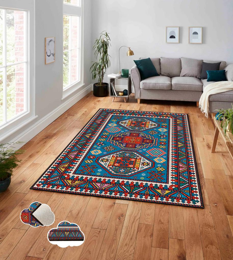 Conceptum Hypnose Kusový koberec ASR CRPT-101, Vícebarevná, 140 x 220 cm