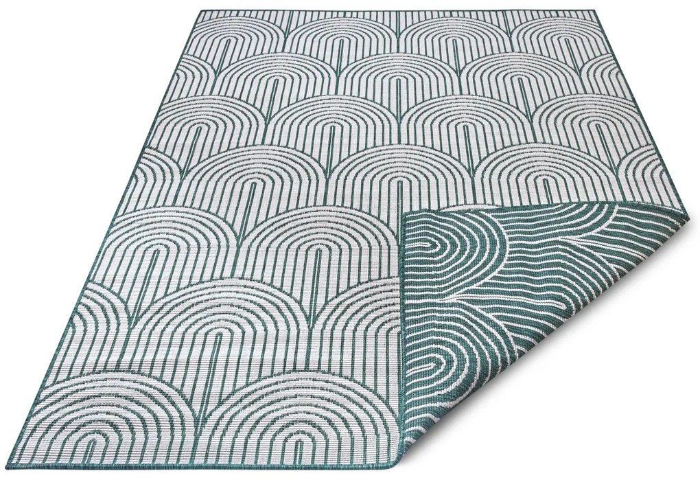 Hanse Home, Kusový koberec Pangli 105853 Green – na ven i na doma, 160x230, zelená, chodba / předsíň