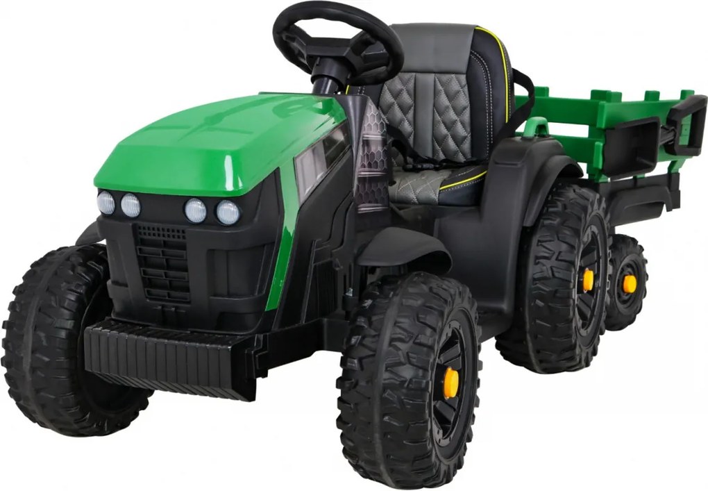 Ramiz Titánový traktor s přívěsem zelený
