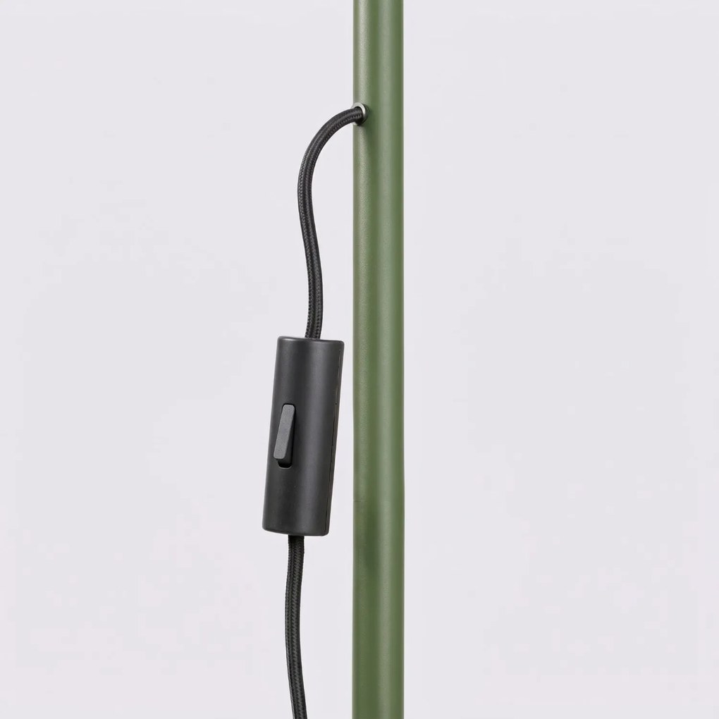Sollux Lighting Stojací lampa NOX olivově zelená