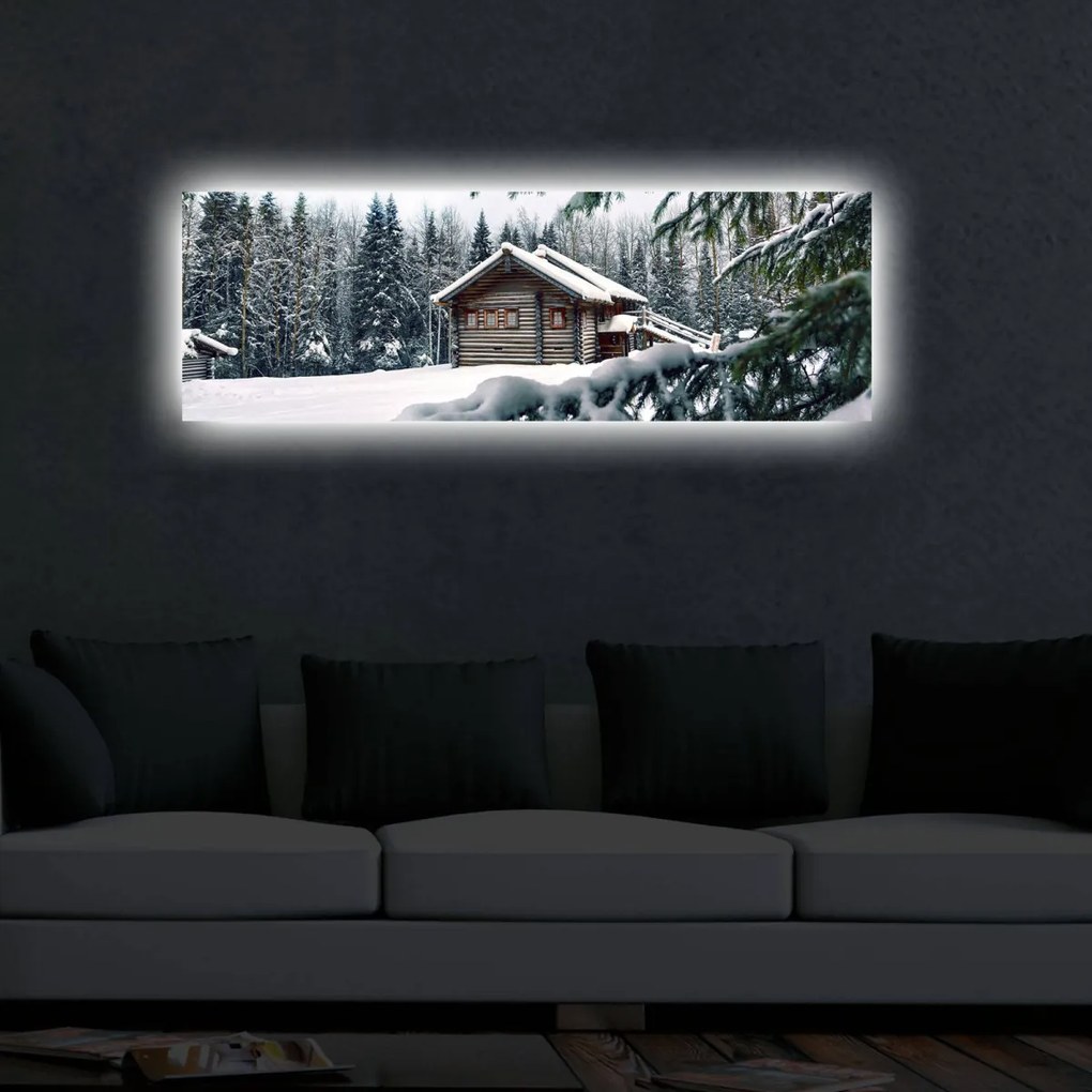 Obraz s LED osvětlením ROUBENKA 34 30 x 90 cm