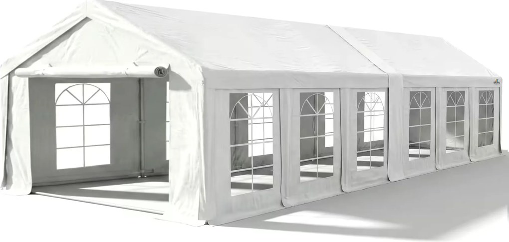 BRIMO Párty stan 6x12 m PVC bílý