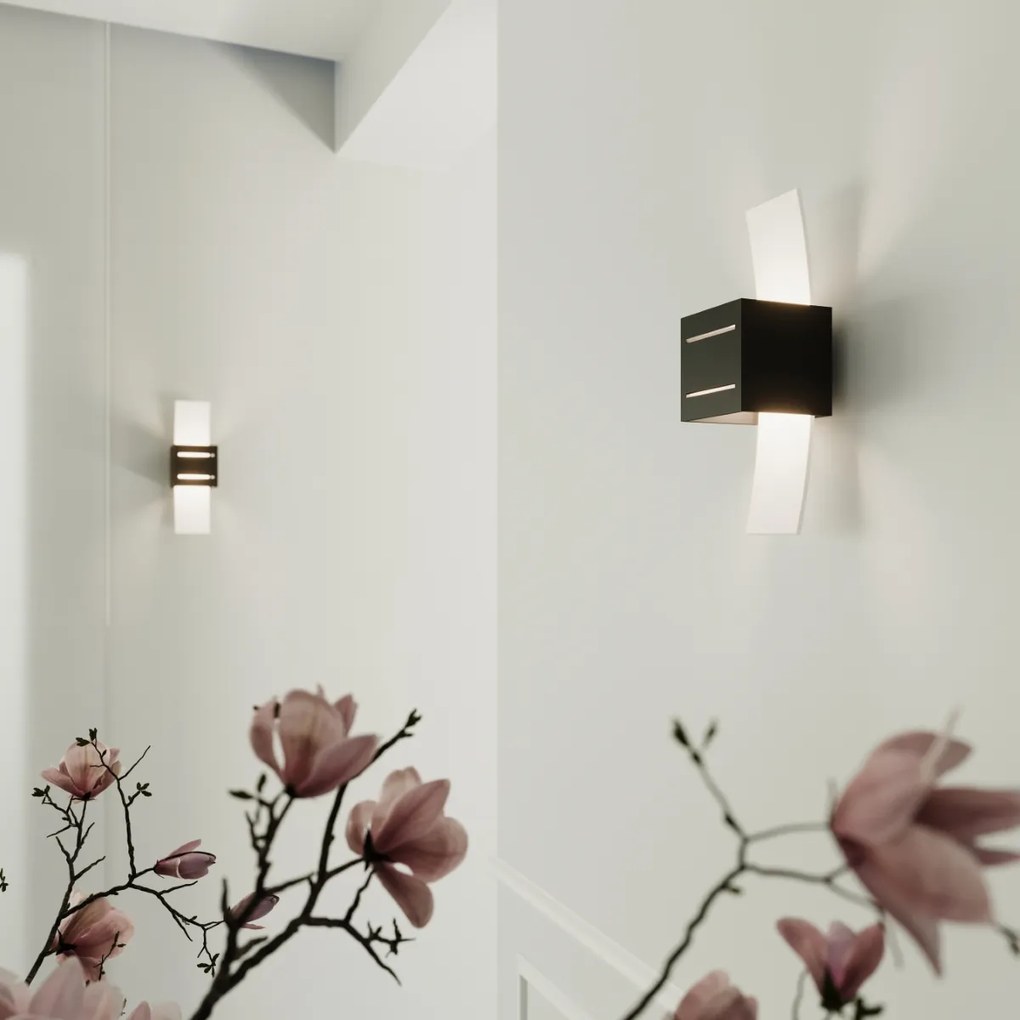 Sollux Lighting Nástěnné svítidlo LORETO Černá