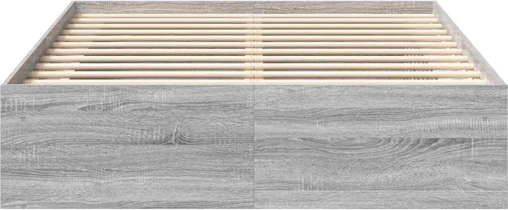 Rám postele šedý sonoma 140 x 200 cm 3203864