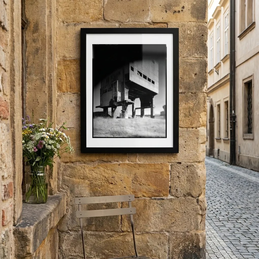 Šimon Vejvančický | Koksovna Rám: Dubový, Velikost: 60 x 40 cm