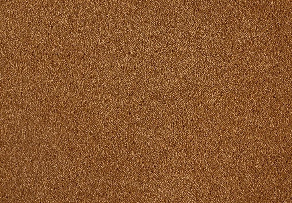 Lano Satine 371 - luxusní zátěžový koberec zlatý Šíře role: 4 m