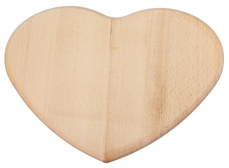 Dřevobox Prkénko srdce dřevěné 24 x 24 cm