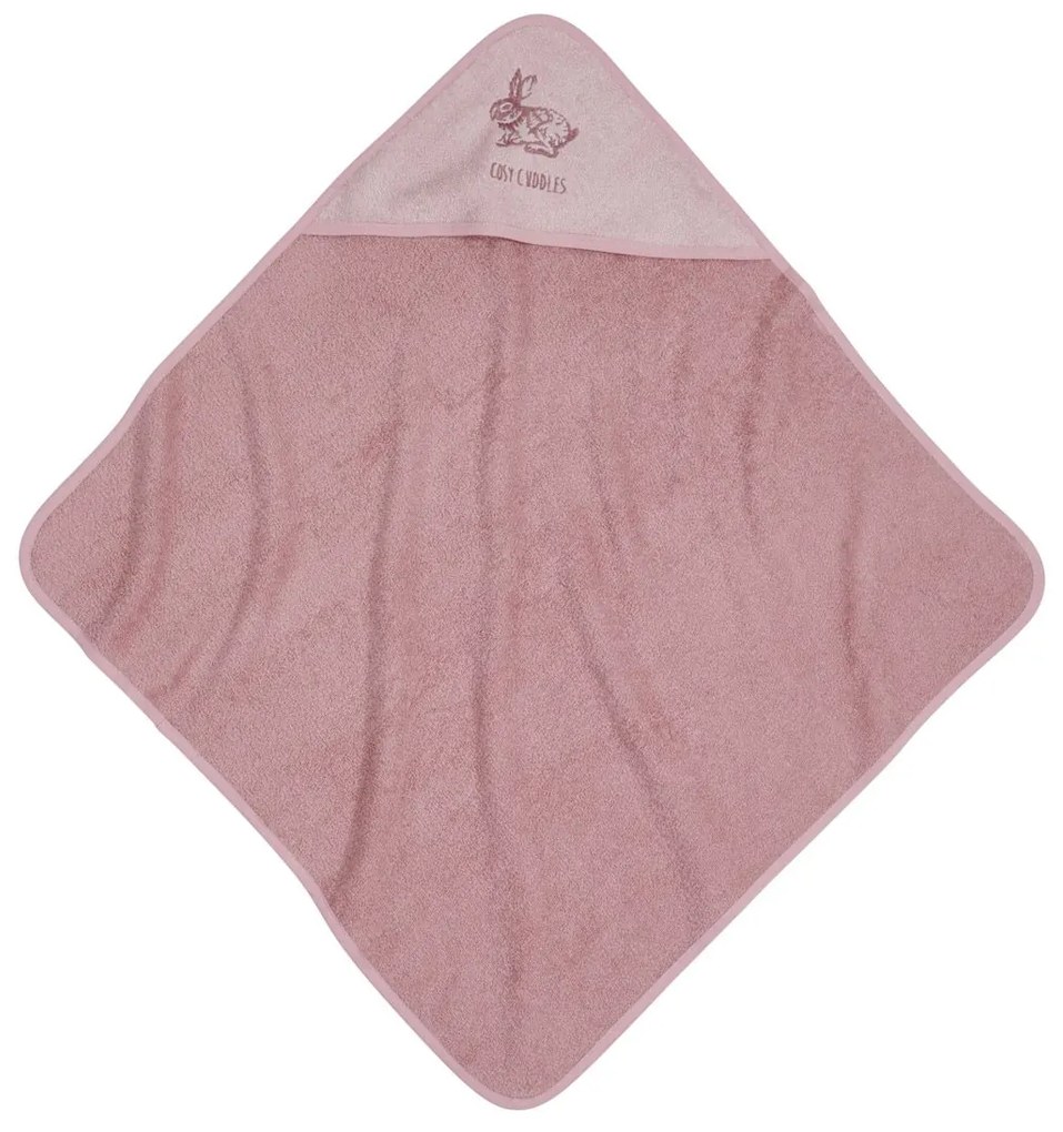 LUPILU® Dětská osuška s kapucí (světle růžová), Barva: světle růžová - 4050069067809