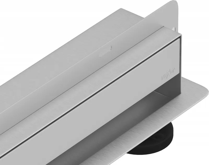 Mexen Flat nerezový sprchový žlab na zeď 120 cm vzor WALL, 1030120