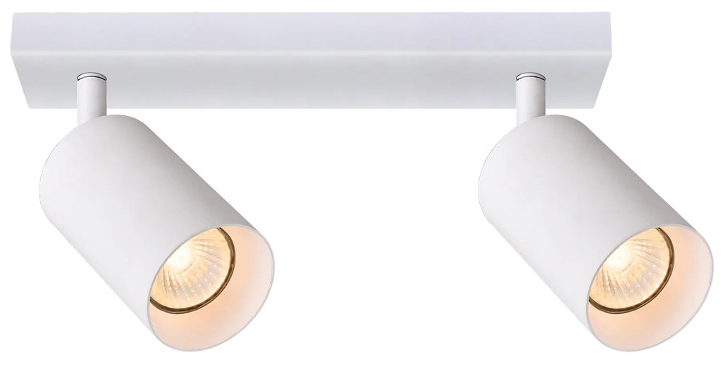 BERGE Bodové svítidlo GU10 VIKI-L 2 - bílé + 2x LED žárovka