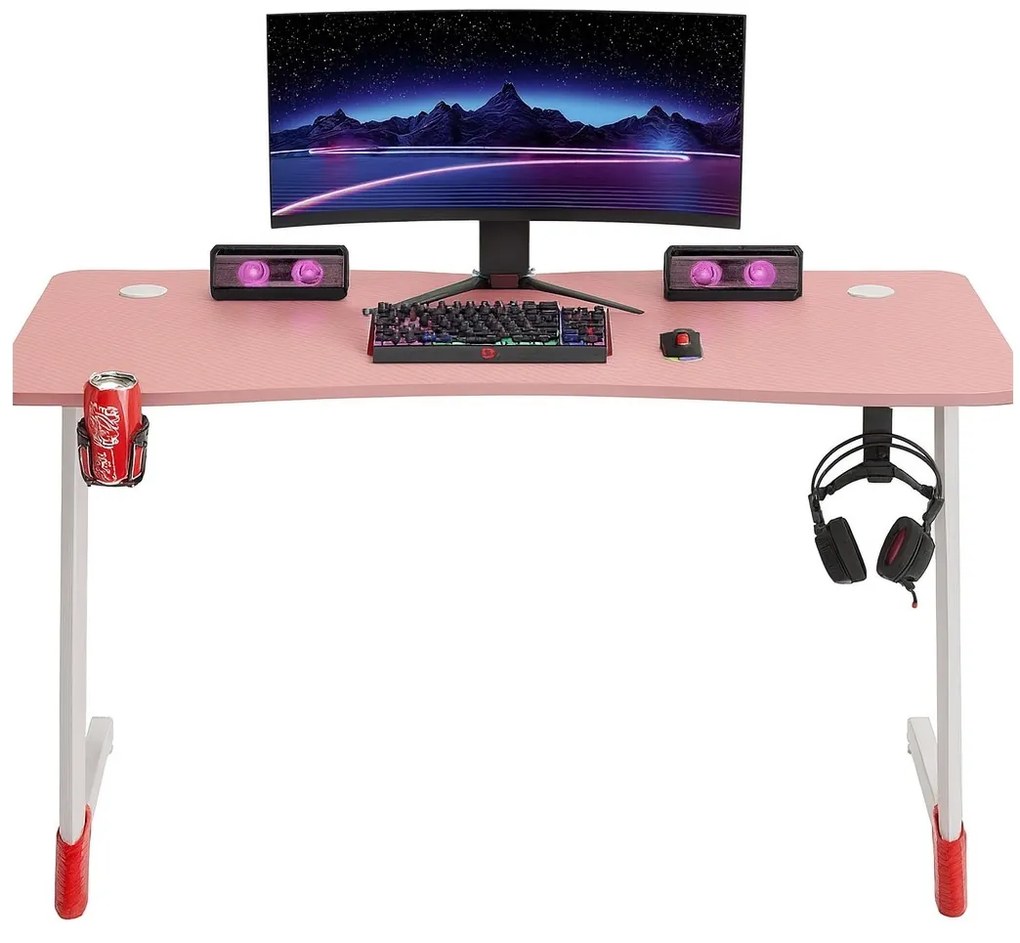 Herní stůl BG01 růžový 120 cm