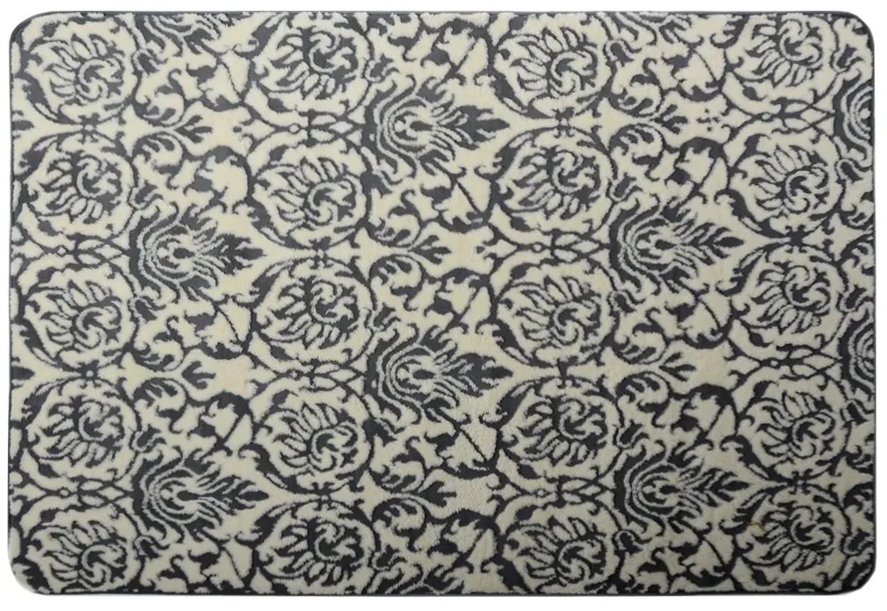 Tutumi Barcelona, ​​plyšový 3D koberec 140x200cm, šedá, SHG-04004