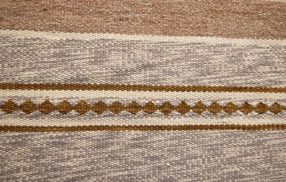 Diamond Carpets India, Ručně vázaný kusový koberec Wild West DESP HL62 Natural Brown, 80x150, hnědá, chodba / předsíň